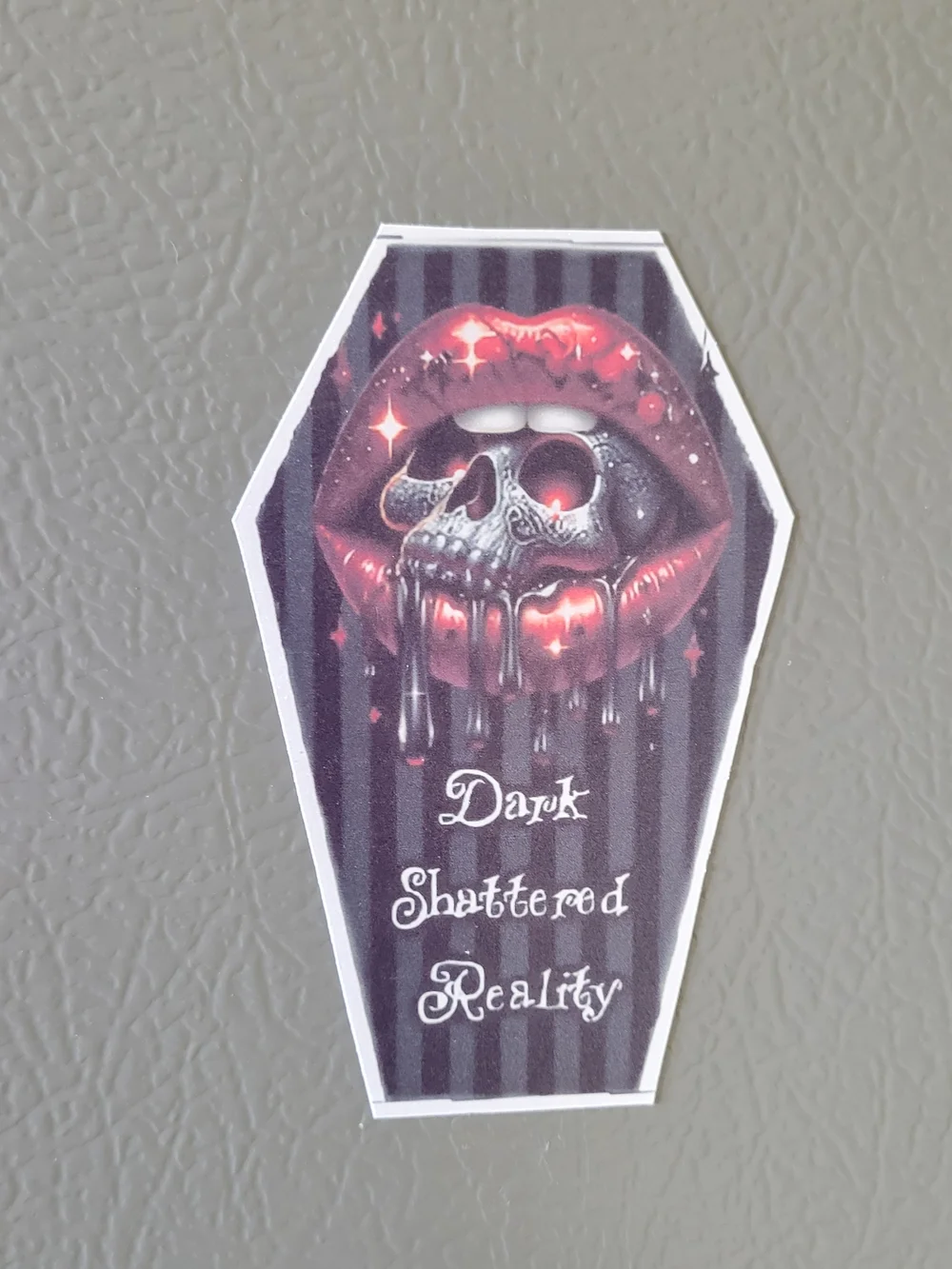 Hand Crafted | Kitchen | New Hand Crafted Black And Red Gothic Coffin ...